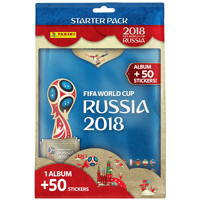 Panini World Cup Russia 2018 Stickers Starter Pack - Collectors.tn